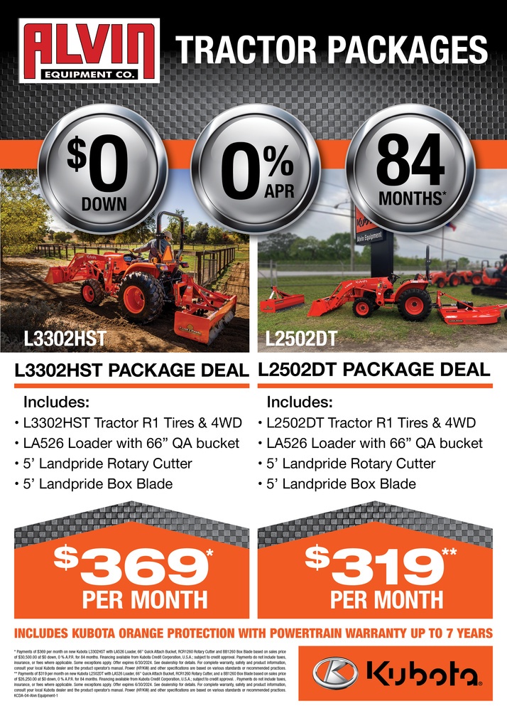 Tractor Packages - Alvin Equipment